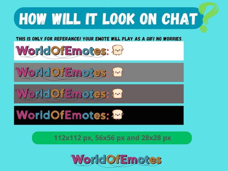 Bread Waving Animated Emote for Streamers, Cute Toast Slice GIF for ...