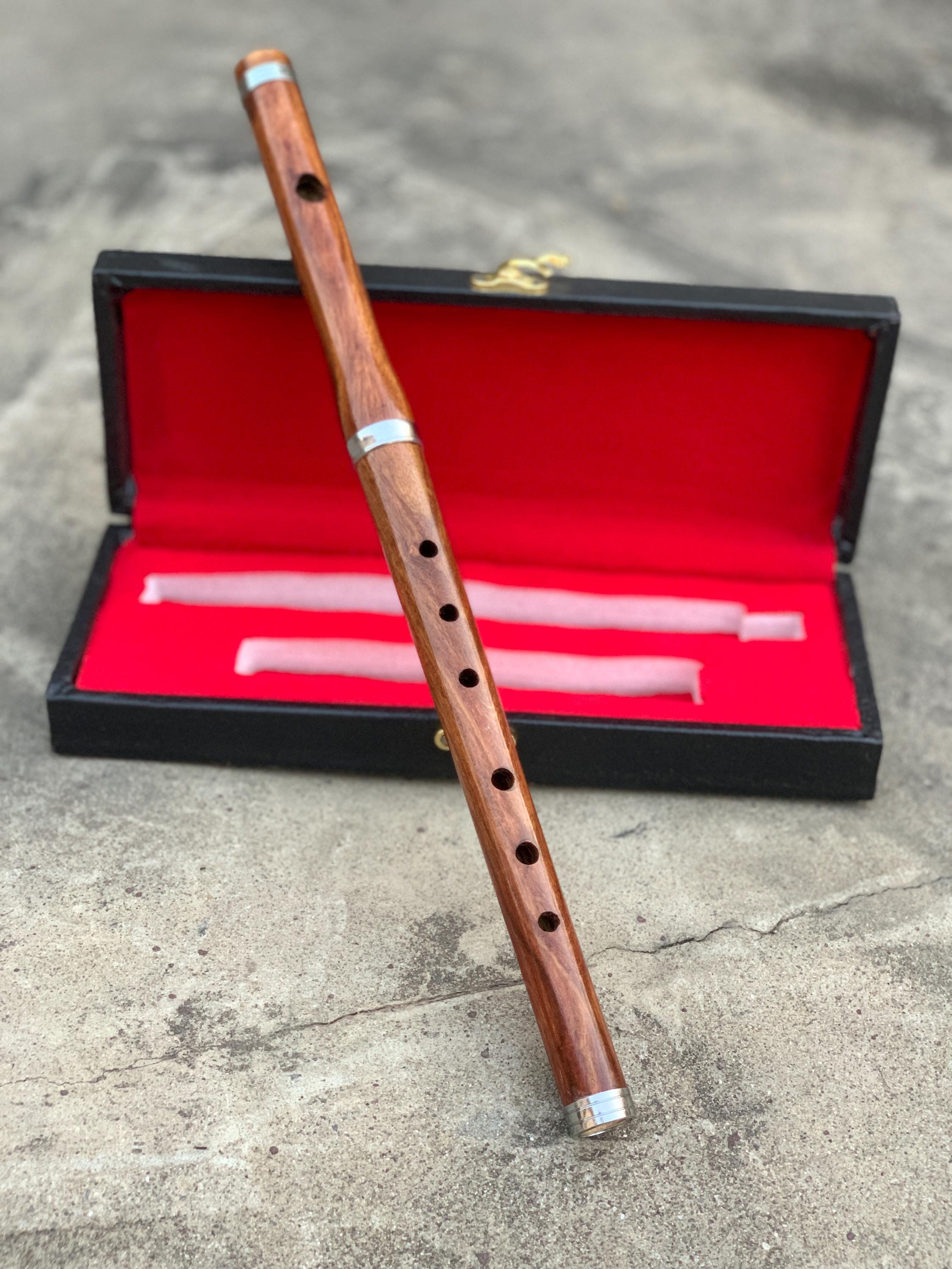Traditional Irish Rosewood 2 Part Flute Rosewood Musical Instruments ...