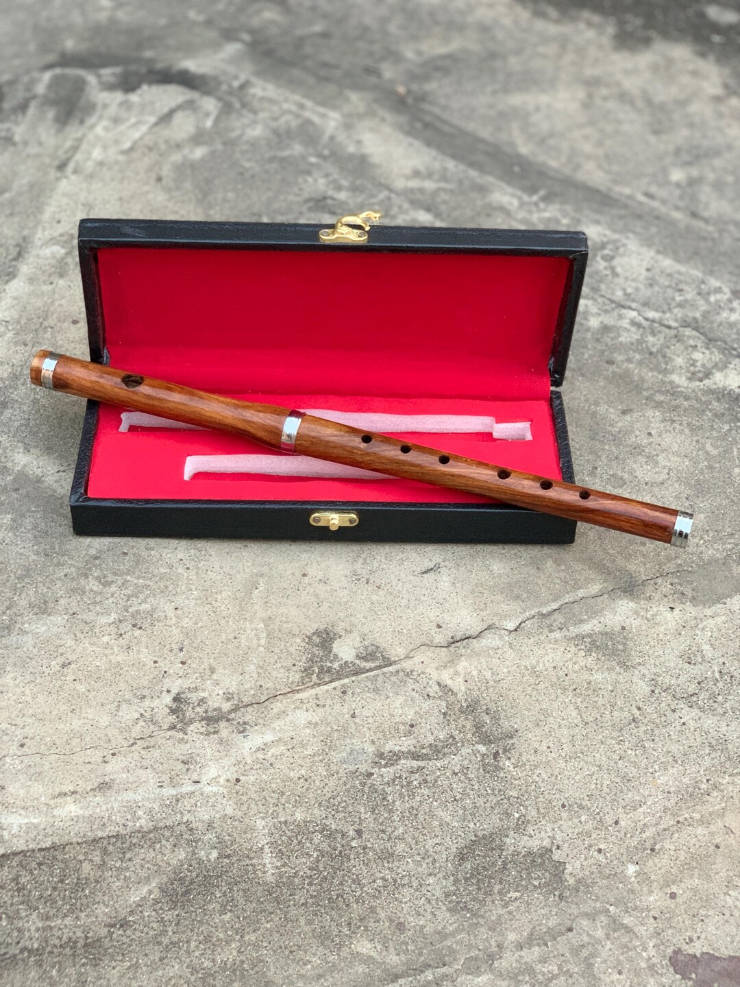 Traditional Irish Rosewood 2 Part Flute Rosewood Musical Instruments ...