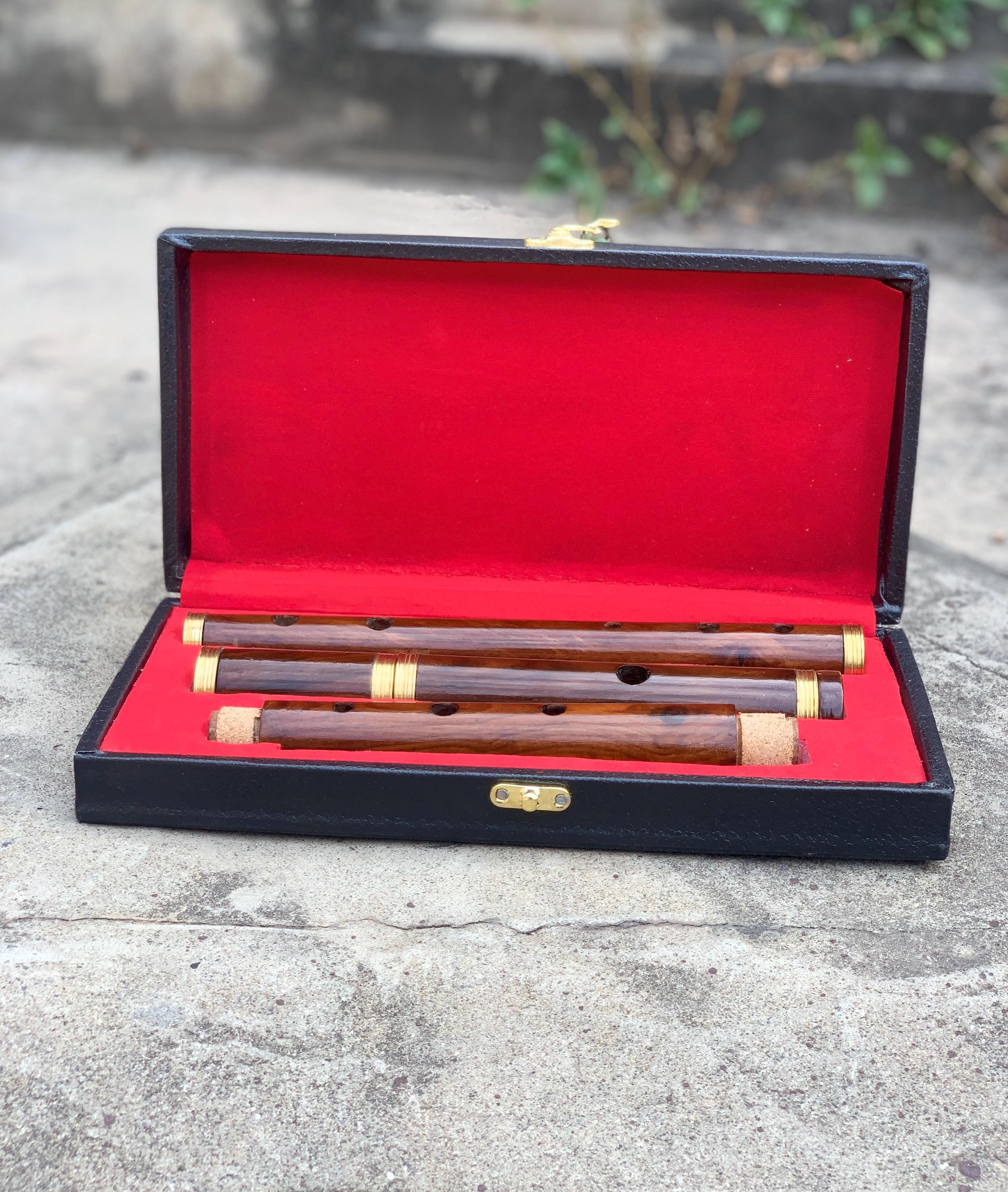 Traditional Irish Rosewood 4 Part Flute Size 26” Wooden Musical ...
