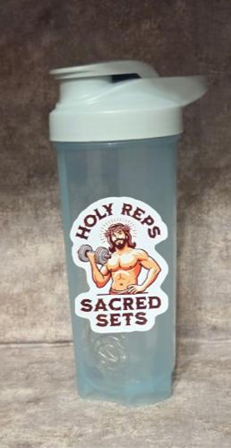 Holy Reps Shaker Bottle, Gym Workout Gift - Etsy