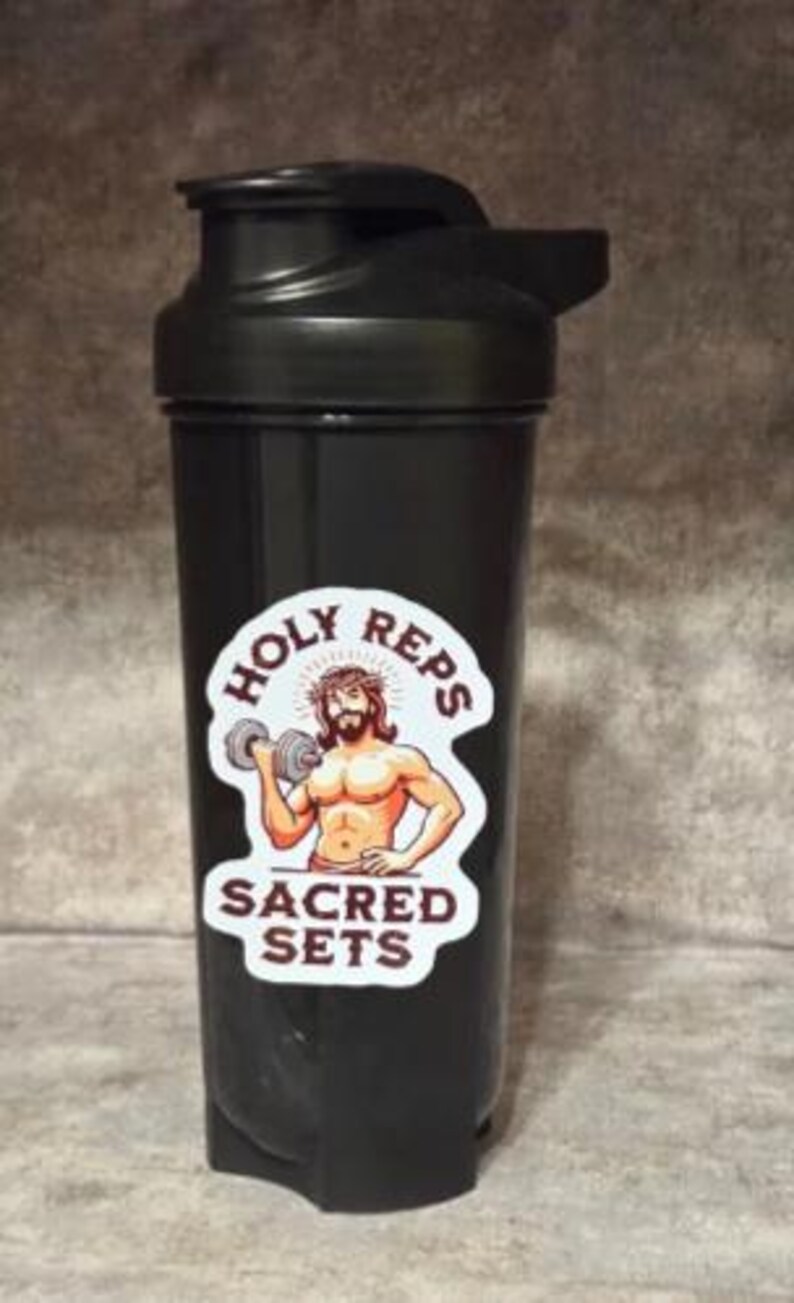 Holy Reps Shaker Bottle, Gym Workout Gift - Etsy