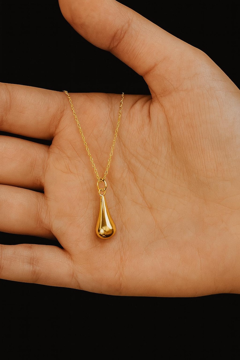 Urn Necklace Silver Teardrop Cremation Jewelry Human Ashes Necklace ...