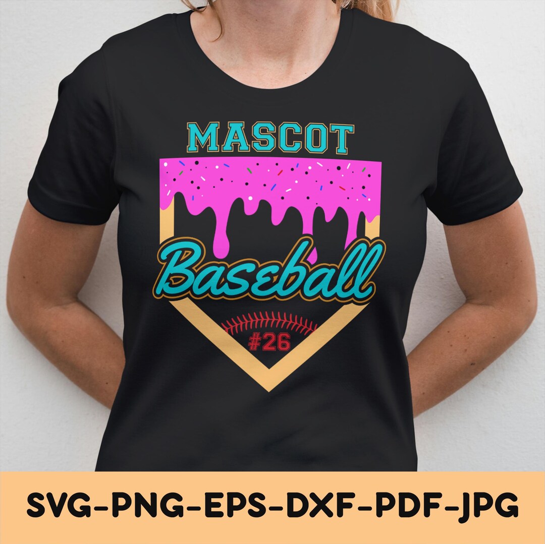 Baseball Drip SVG: Team Roster Template for Cricut (digital Download ...
