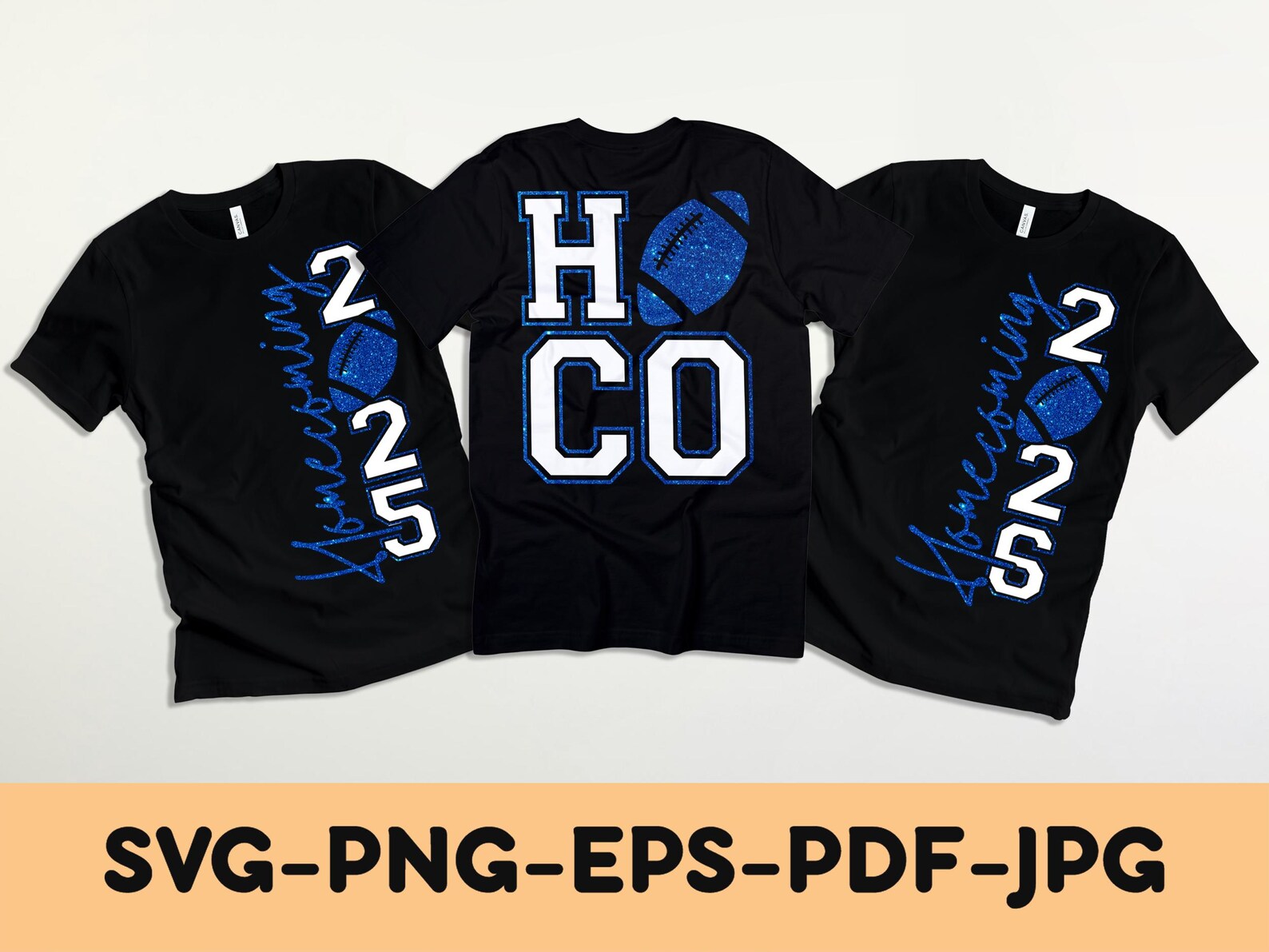 Hoco 2025 2026 Svg Png Glitter Homecoming 2025 Svg Homecoming Svg Png ...