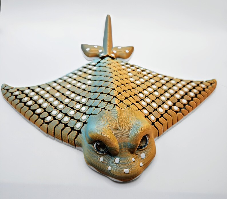 3D Printed Articulated Stingray - Etsy