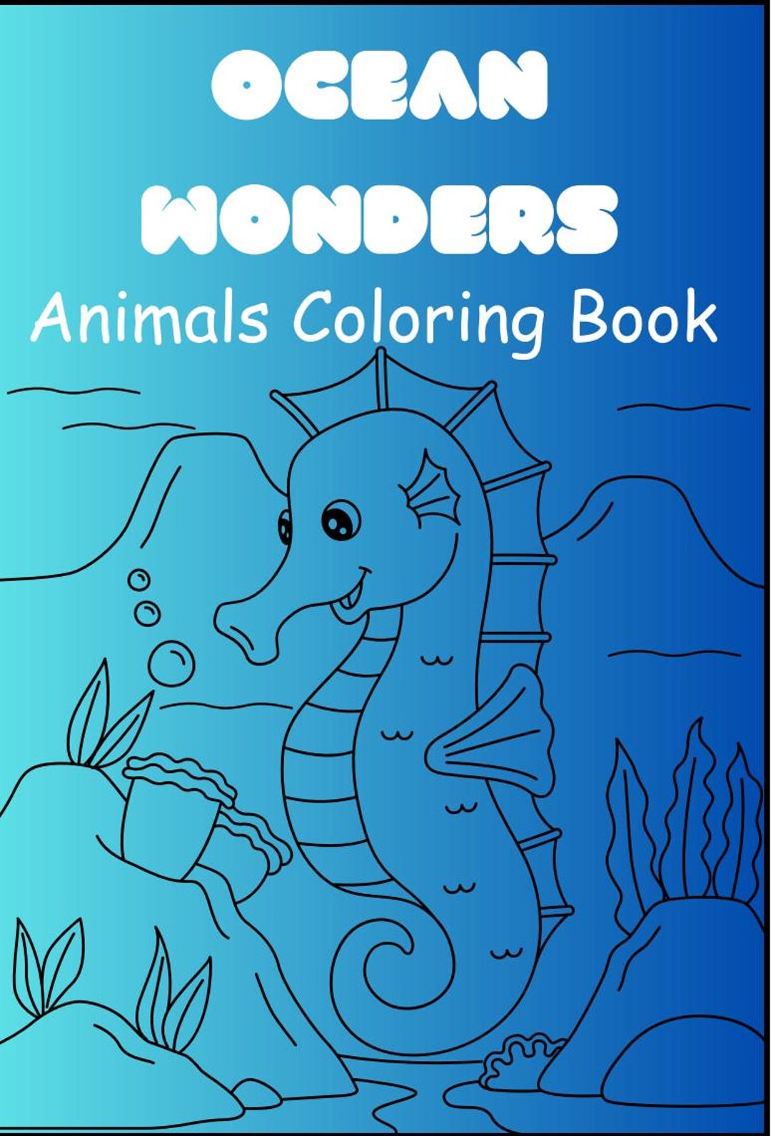 3. Sea Creatures Coloring Book, Oceans Wonders Printable, Animal ...