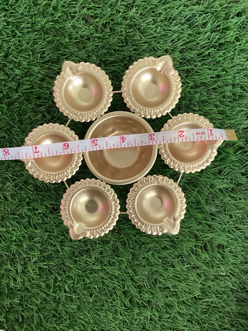 Metal Urli Diya Set Bulk 100 Pieces - Diwali Puja Decoration ...