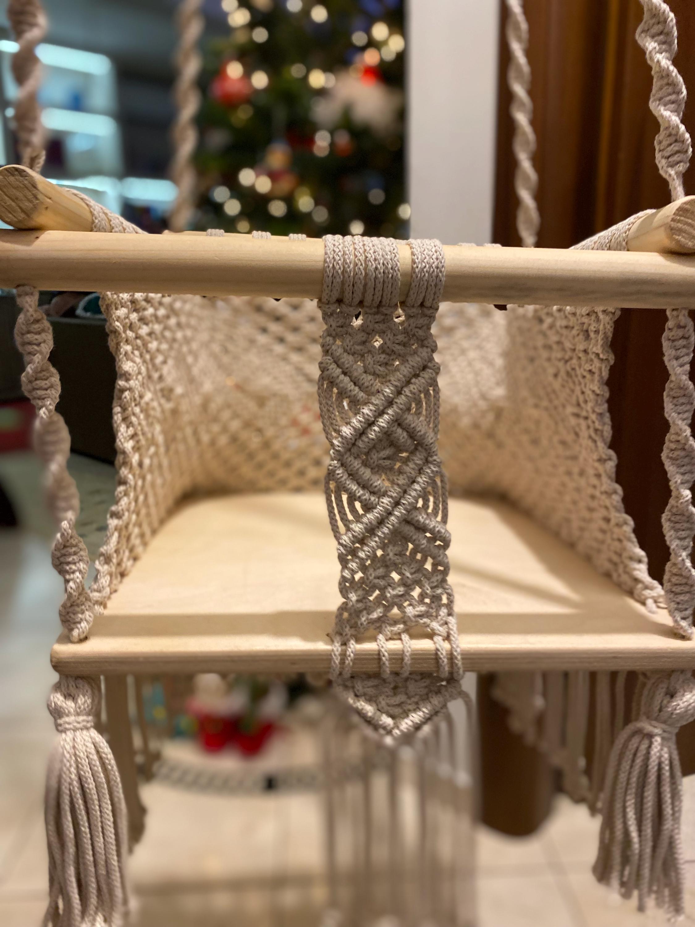 Kids Swings Macrame, Hand Made Swings for First Birthday Photos. Toddler Swings - Etsy