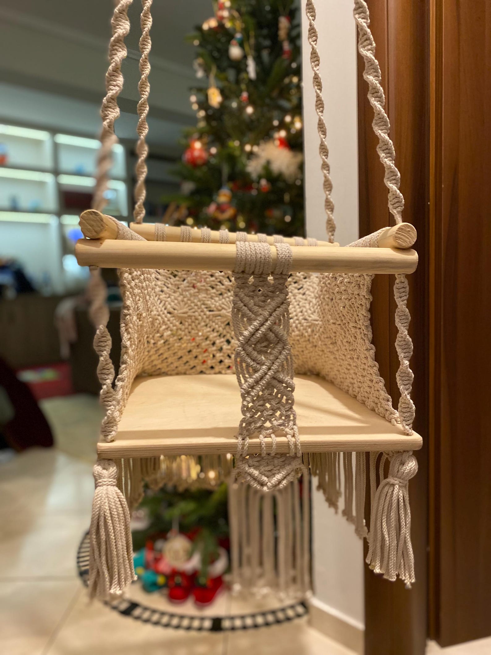 Kids Swings Macrame, Hand Made Swings for First Birthday Photos. Toddler Swings - Etsy