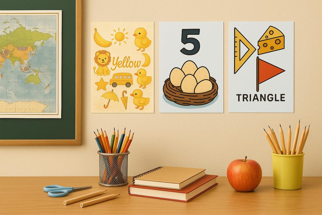 Printable 28 Number, Colors, Shapes Flash Cards for Kids and Toddlers ...