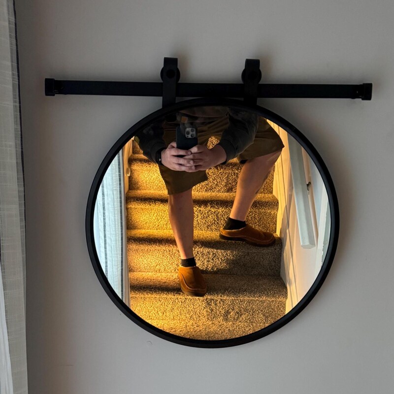 Barn Door With Mirror - Etsy