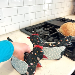 The Original Henrietta Chicken Oven Mitt PDF Sewing Pattern - Beginner ...