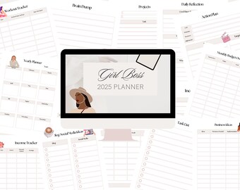 Girl Boss Digital Planner - Etsy
