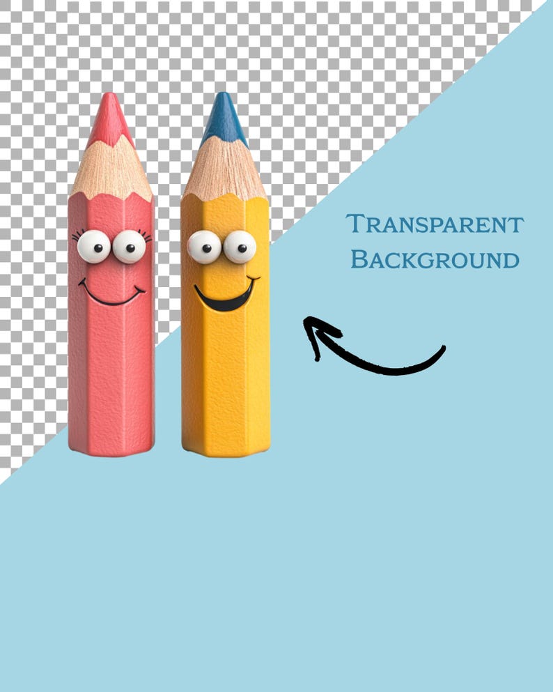 Cute School Supplies Clipart Bundle – 20 Pngs With Smiling Faces ...