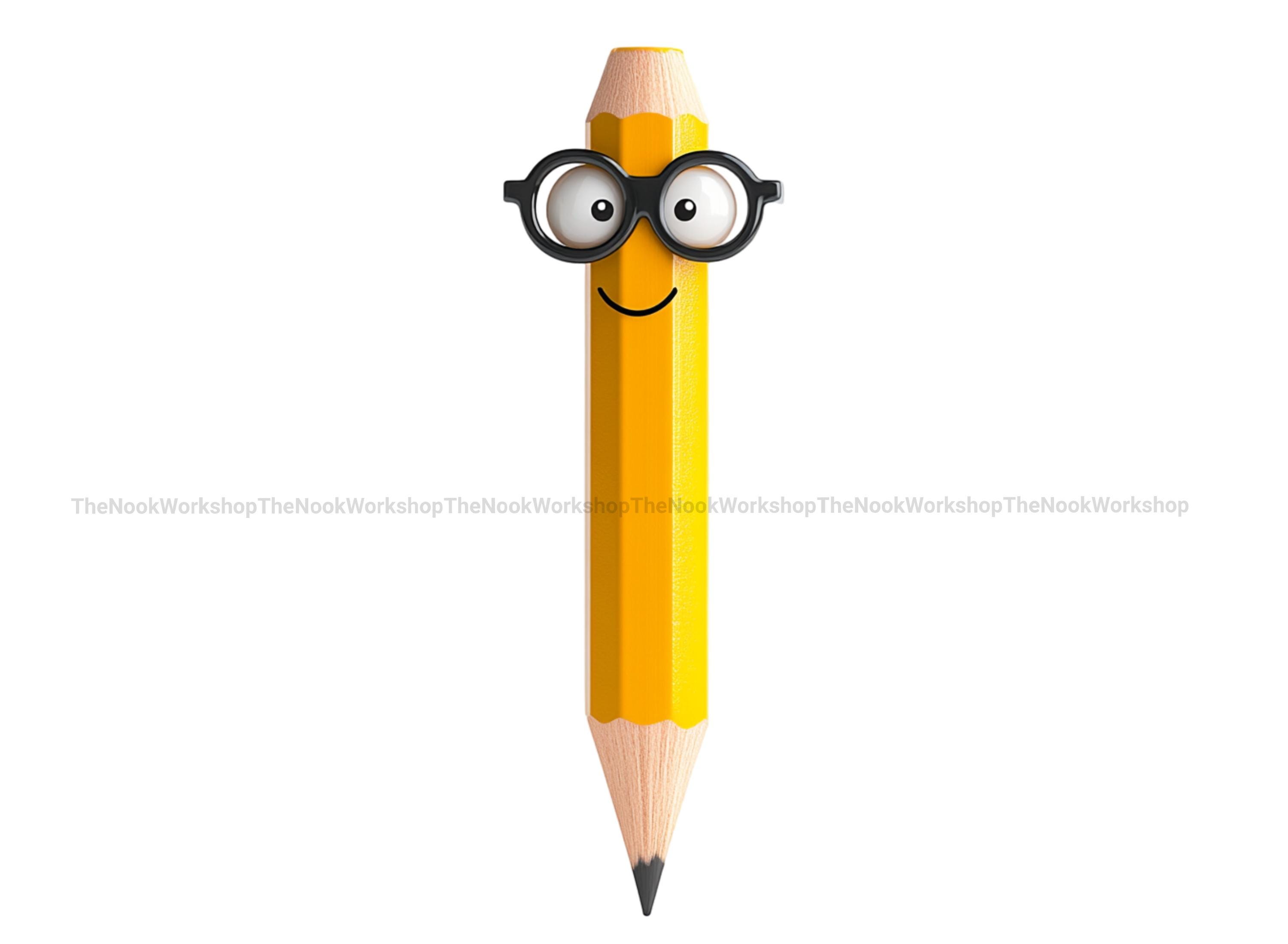 Cute School Supplies Clipart Bundle – 20 Pngs With Smiling Faces ...