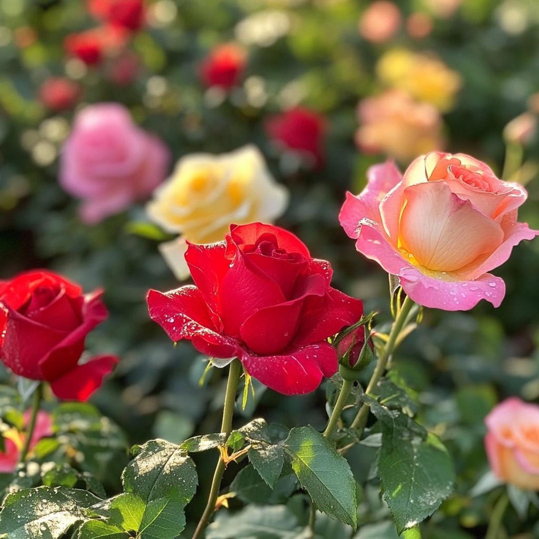 Mixed Rose Seeds – Rare Heirloom Varieties, Fragrant Roses for Garden ...