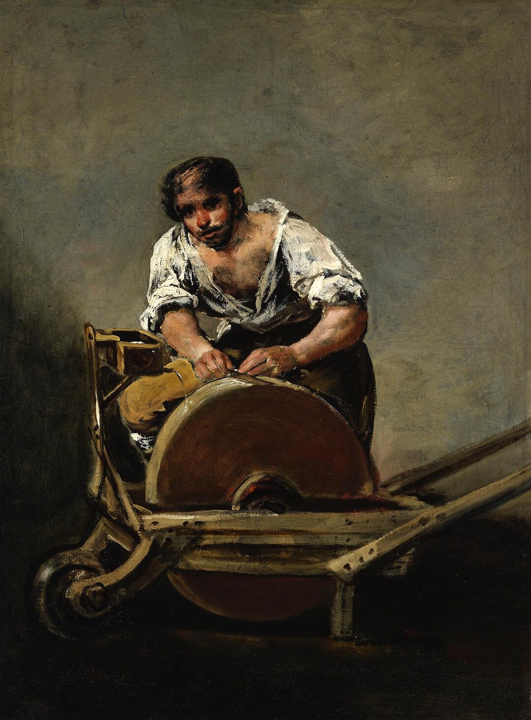 Francisco Goya the Knife-grinder at Work Heroes of the War Against ...