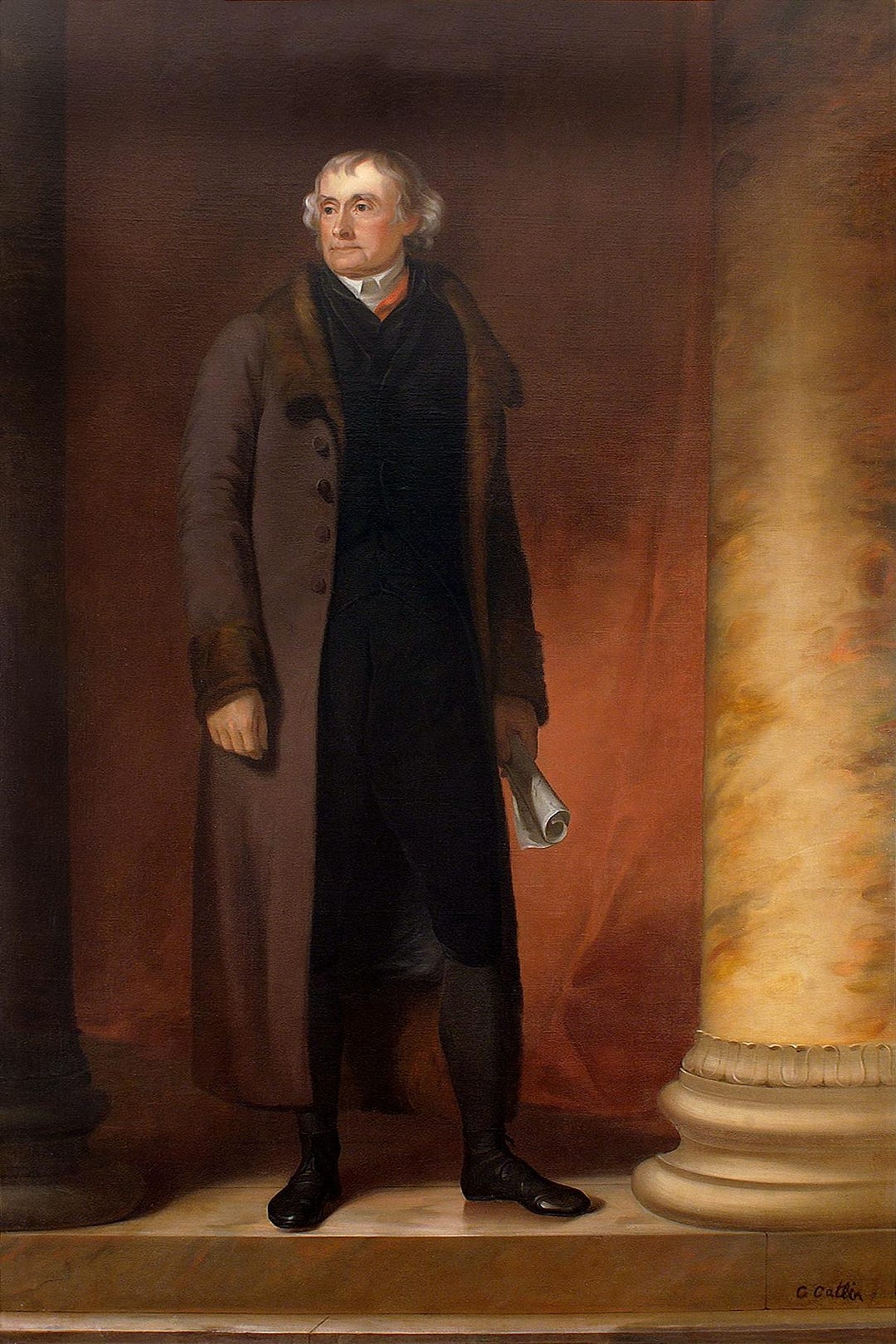 George Catlin Portrait: Thomas Jefferson Giclée Art Print - Etsy