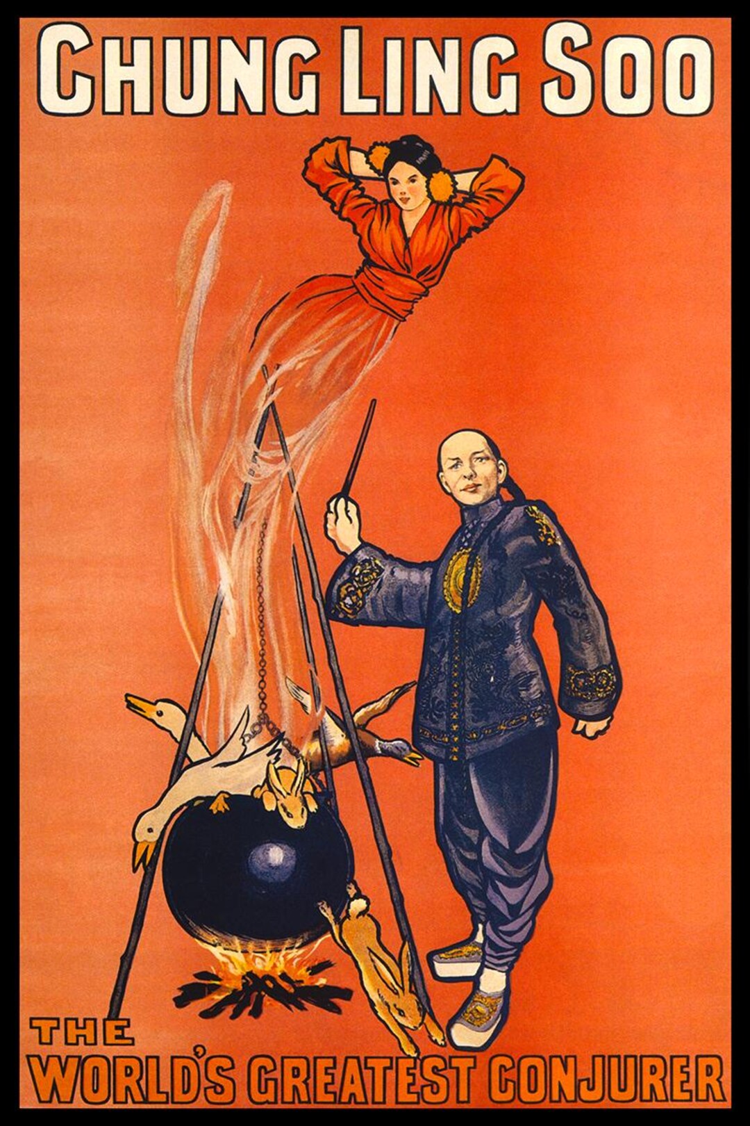 Chung Ling Soo the Famous American Magician Magic Greatest Conjurer ...