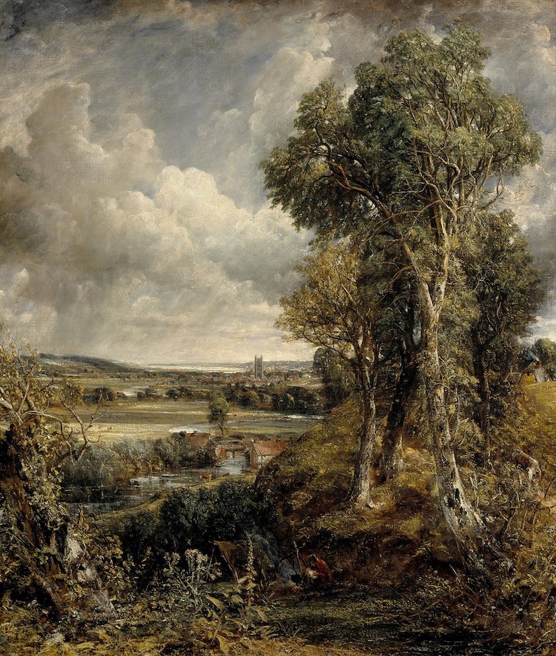 John Constable the Vale of Dedham Border of Suffolk and Essex in ...
