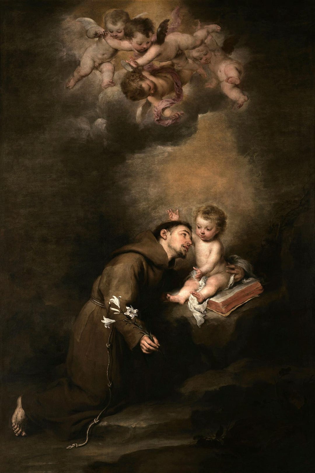 Bartolomé Murillo Saint Anthony of Padua and the Infant Jesus Catholic ...