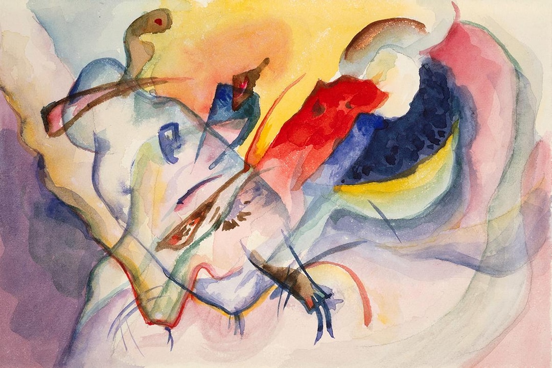Wassily Kandinsky Untitled 1925 Forms Colors to Express Emotions and ...