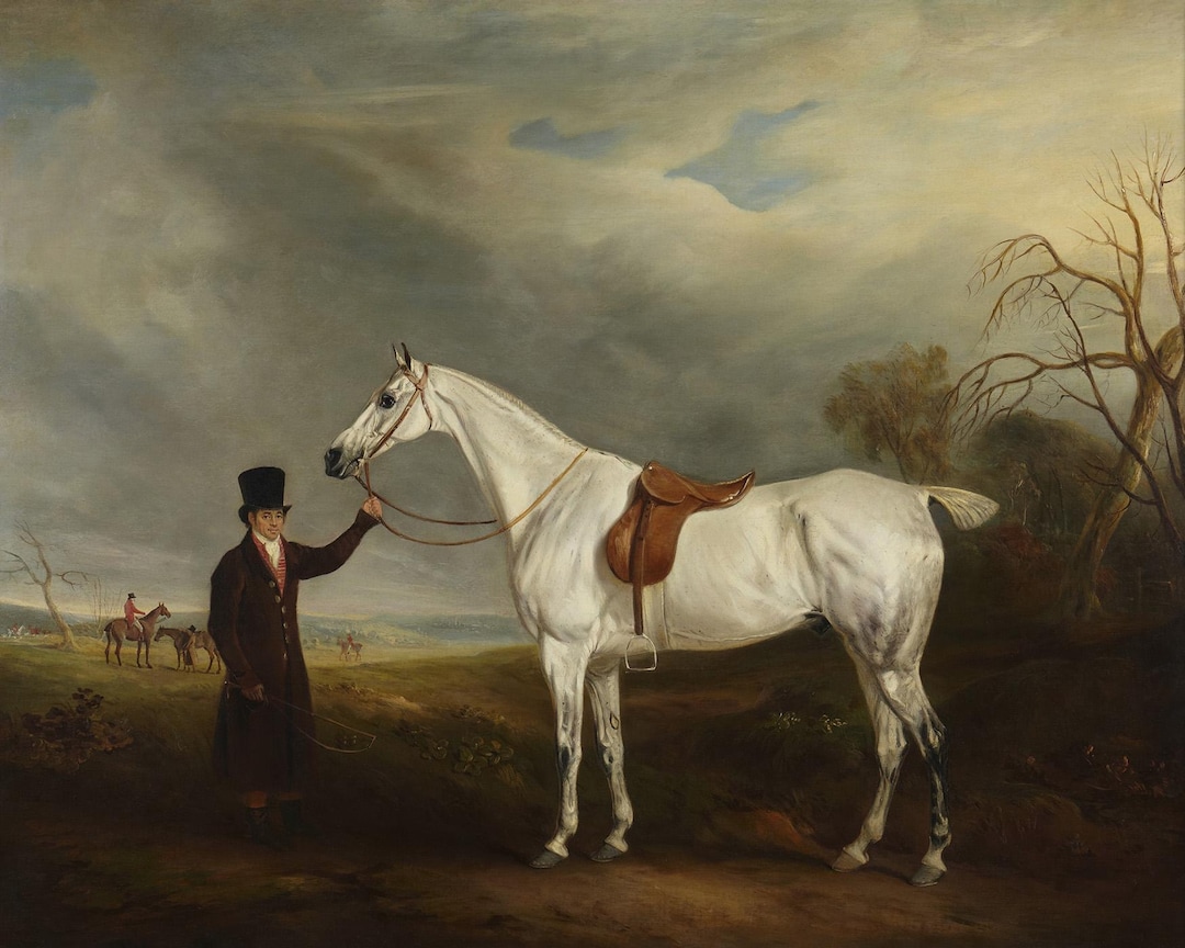 John Ferneley, Lord Howe’s Groom With Horse Art Print | Vintage British ...