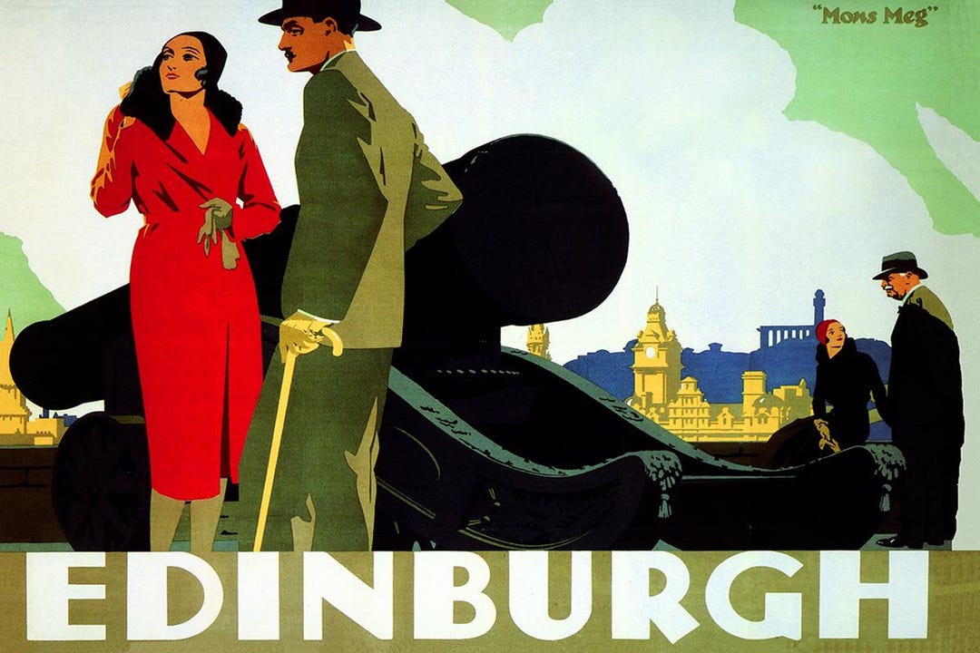 Edinburgh Castle Mons Meg Medieval Cannon Sights of Scottish Capital ...
