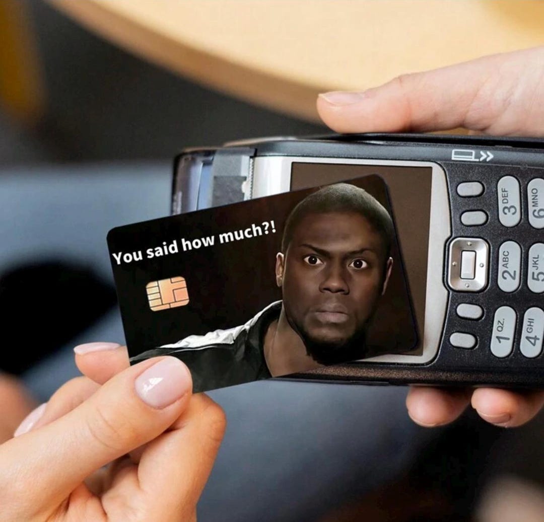 You Said How Much?! Credit Card Sticker – Funny Meme Debit Card Wrap ...