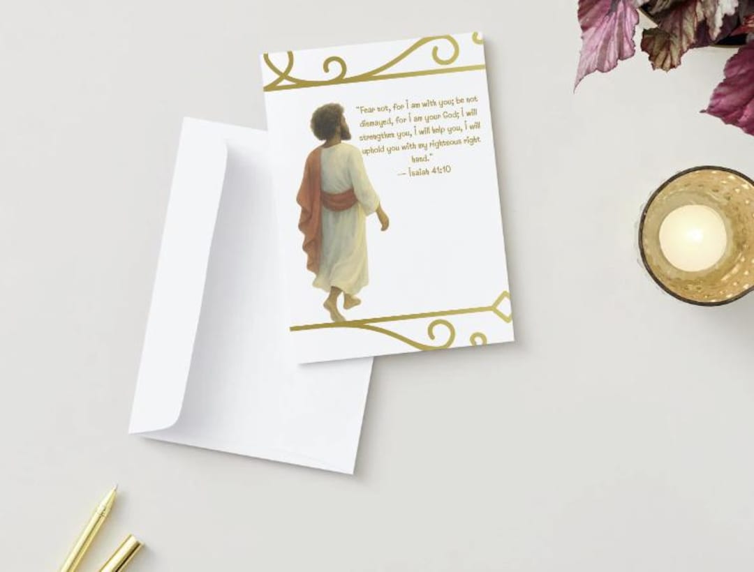 Black Jesus Sympathy Card African American Sympathy Card - Etsy