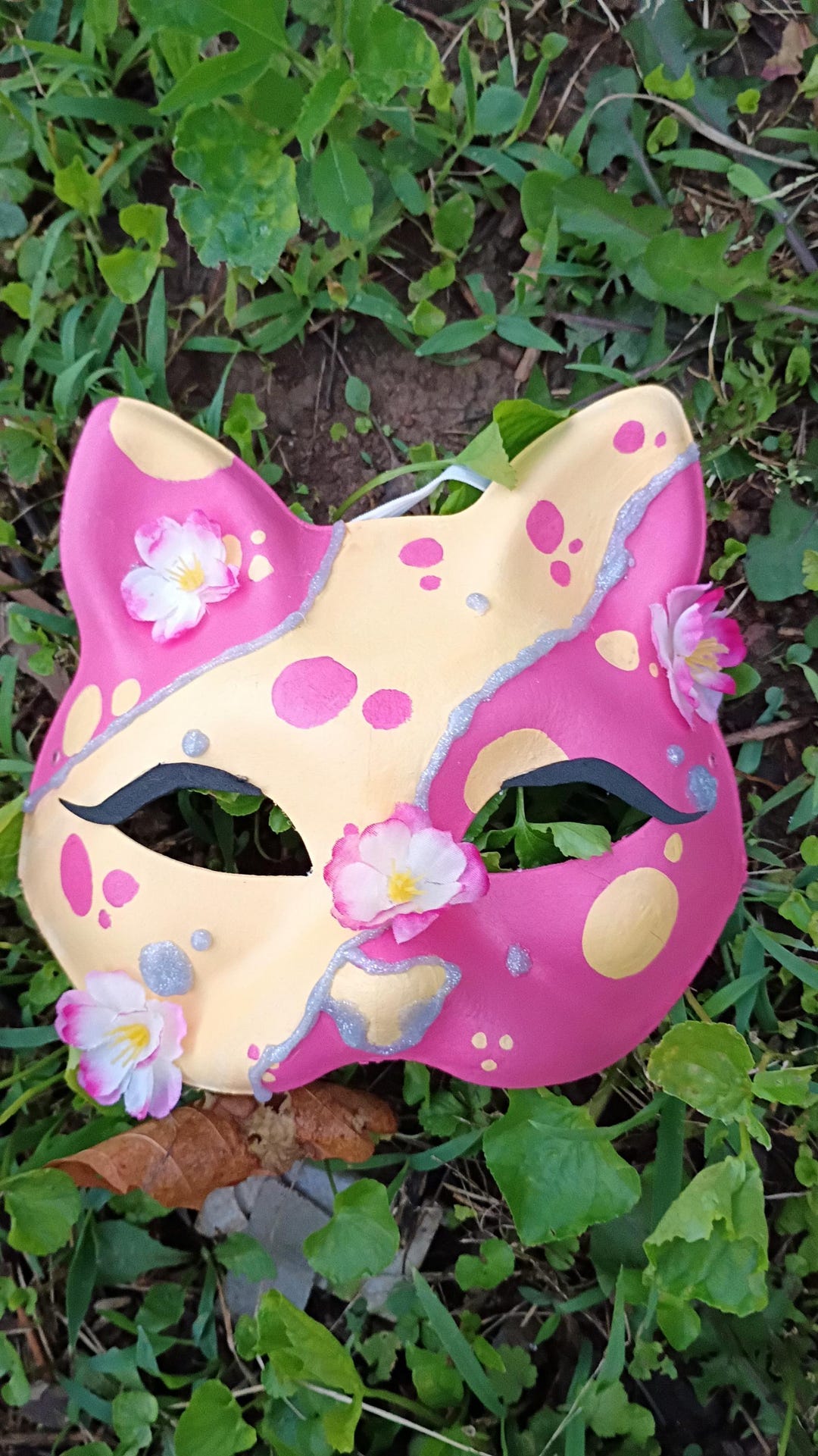 Strawberry Lemonade Bloom Mask ((handmade)) - Etsy