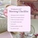 Morning Checklist - Etsy