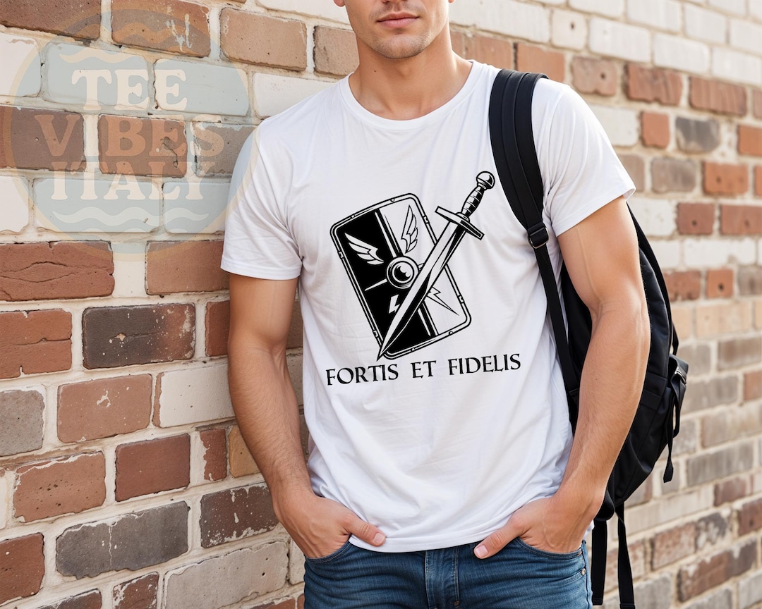 Fortis Et Fidelis Roman Legion T-shirt - Latin Motto Shirt for History ...