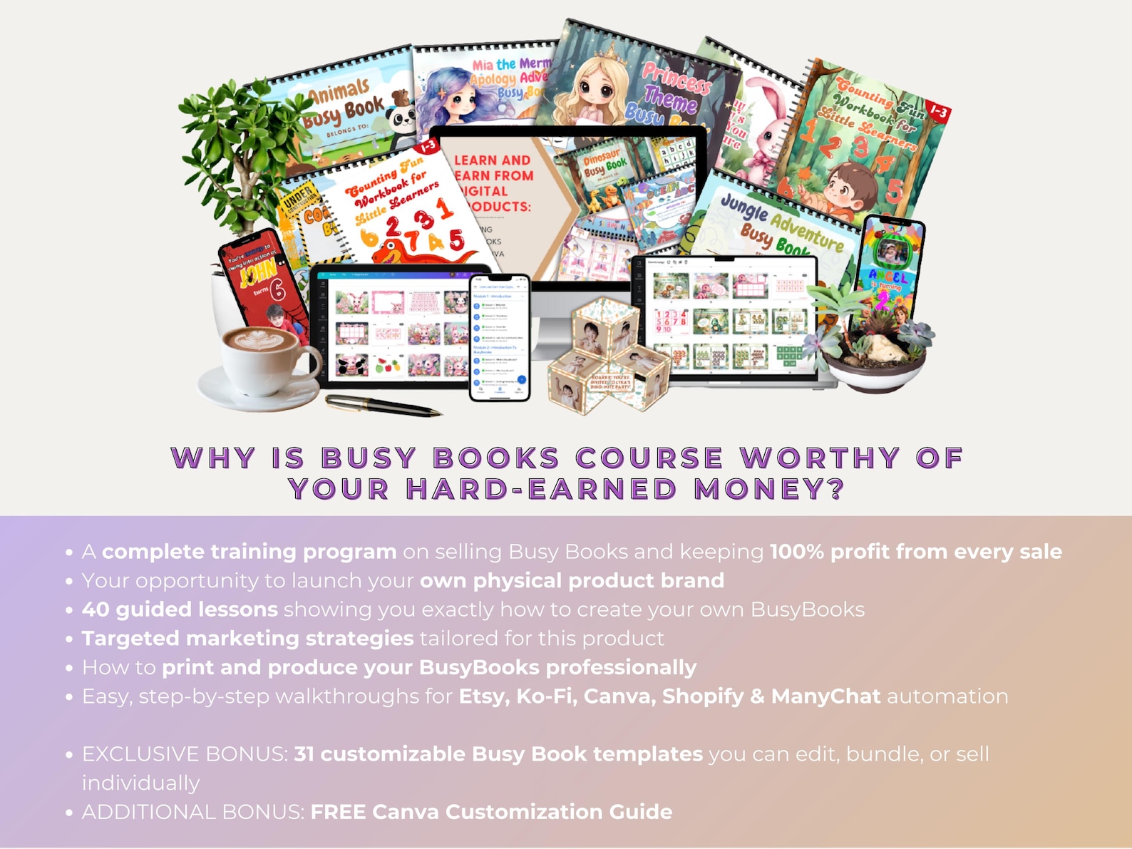 Busy Book for Kids Printable Learning Pages Preschool Activity Book Fun ...