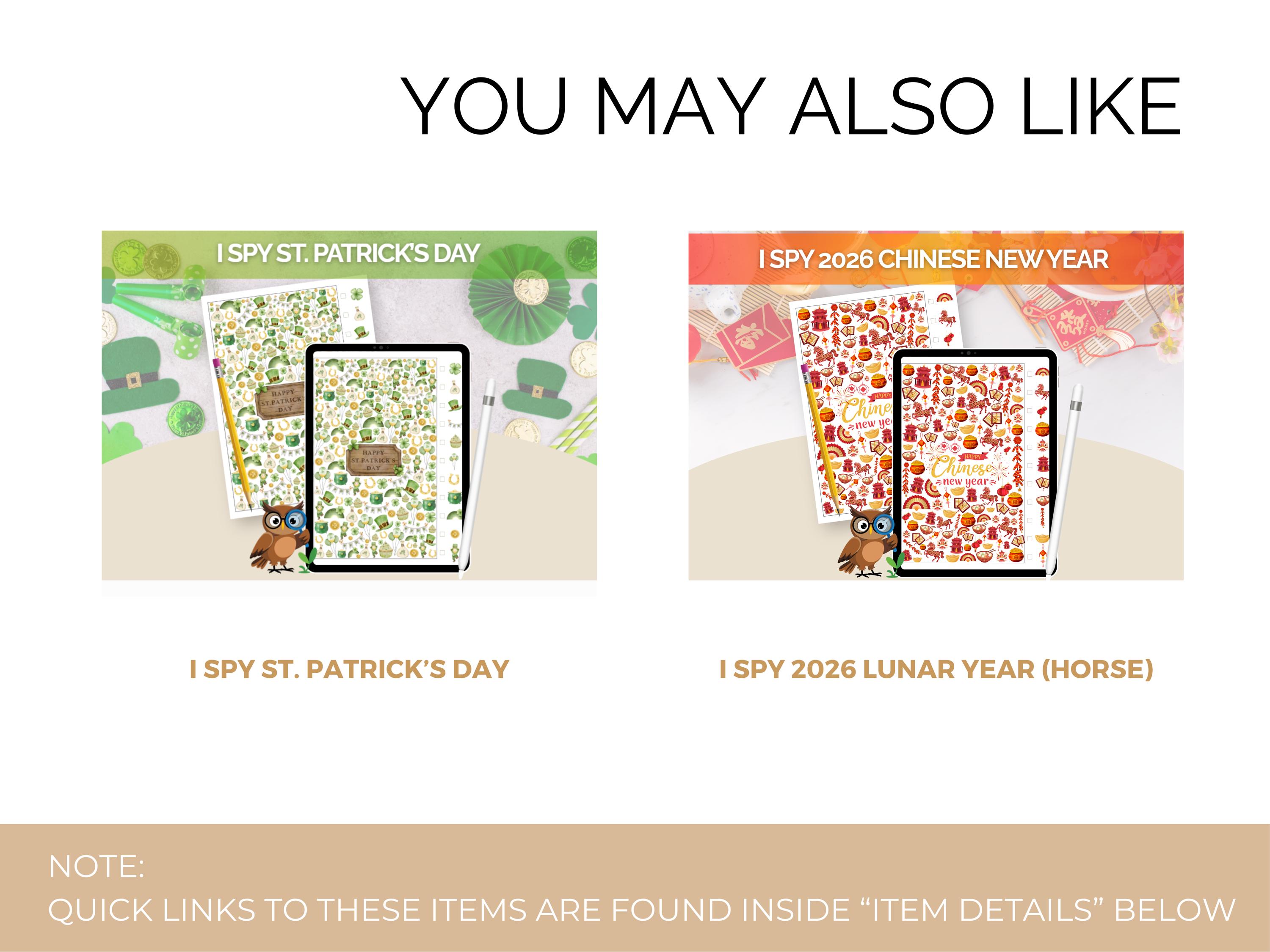 Valentines Day I Spy Printable for Kids Valentines Counting Game ...