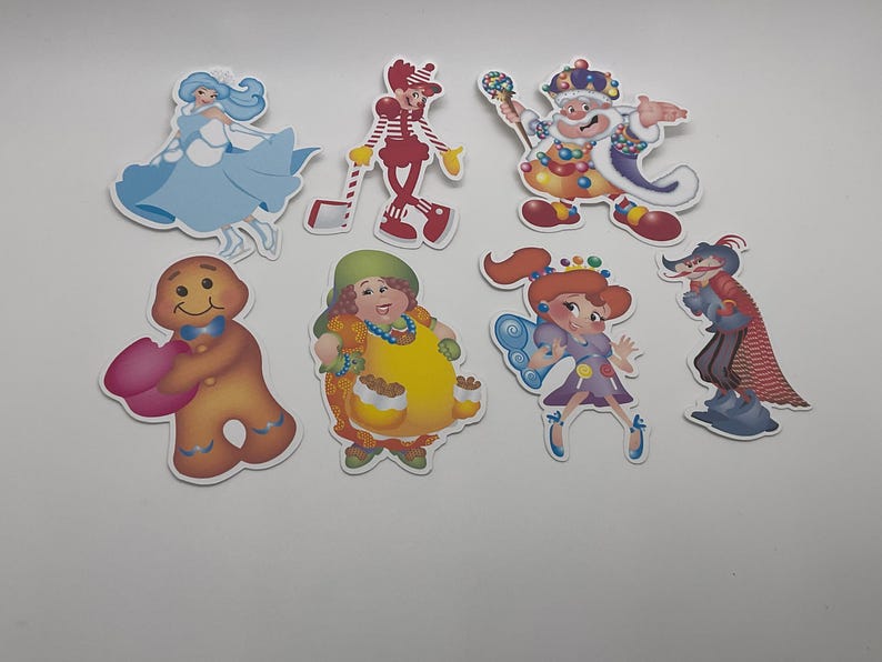 Candyland Character Theme Pack: Toppers, Banners, Party Decor - Etsy