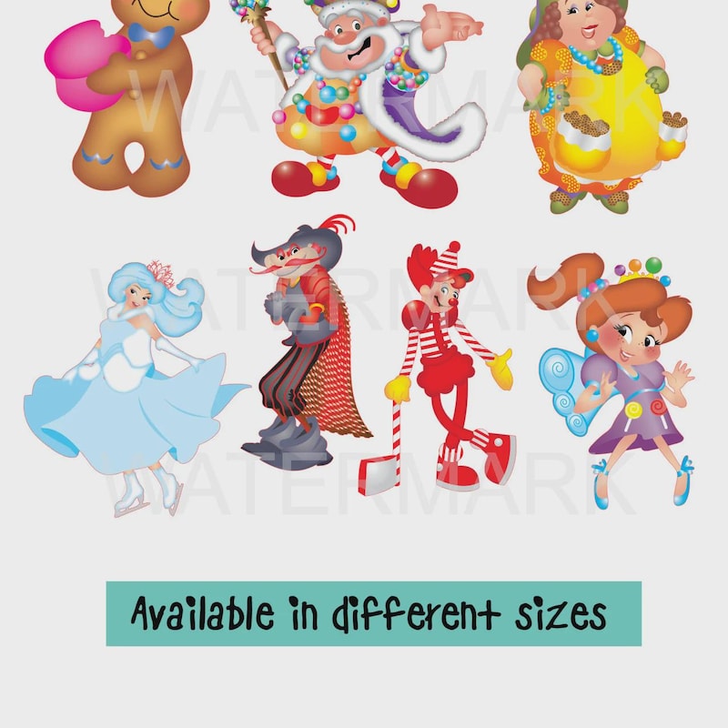 Candyland Cutouts - Etsy