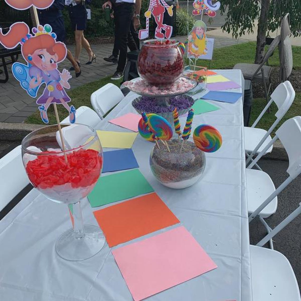 Candyland Candy Game Sweets Characters Theme for Toppers Banners ...