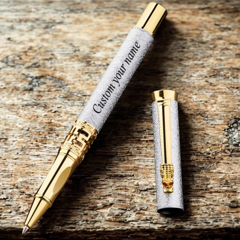 Custom Ballpoint Pen, Personalized Name Engraved Pen, Custom Gold Pen ...