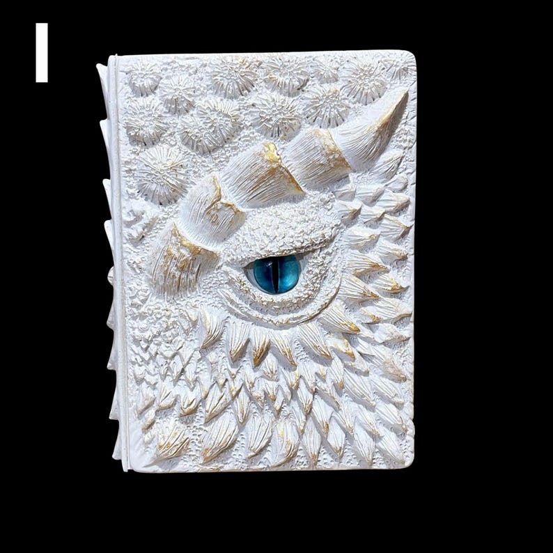 3D Printed Dragon Eye Book: Mythical Bookshelf Decor - Etsy