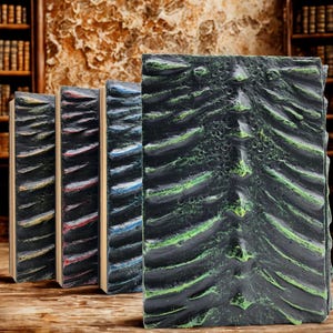 3D Printed Dragon Eye Book: Mythical Embossed Tome - Etsy