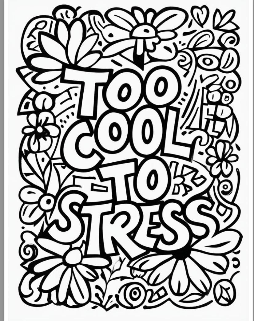 Trendy Motivational Coloring Pages - Etsy