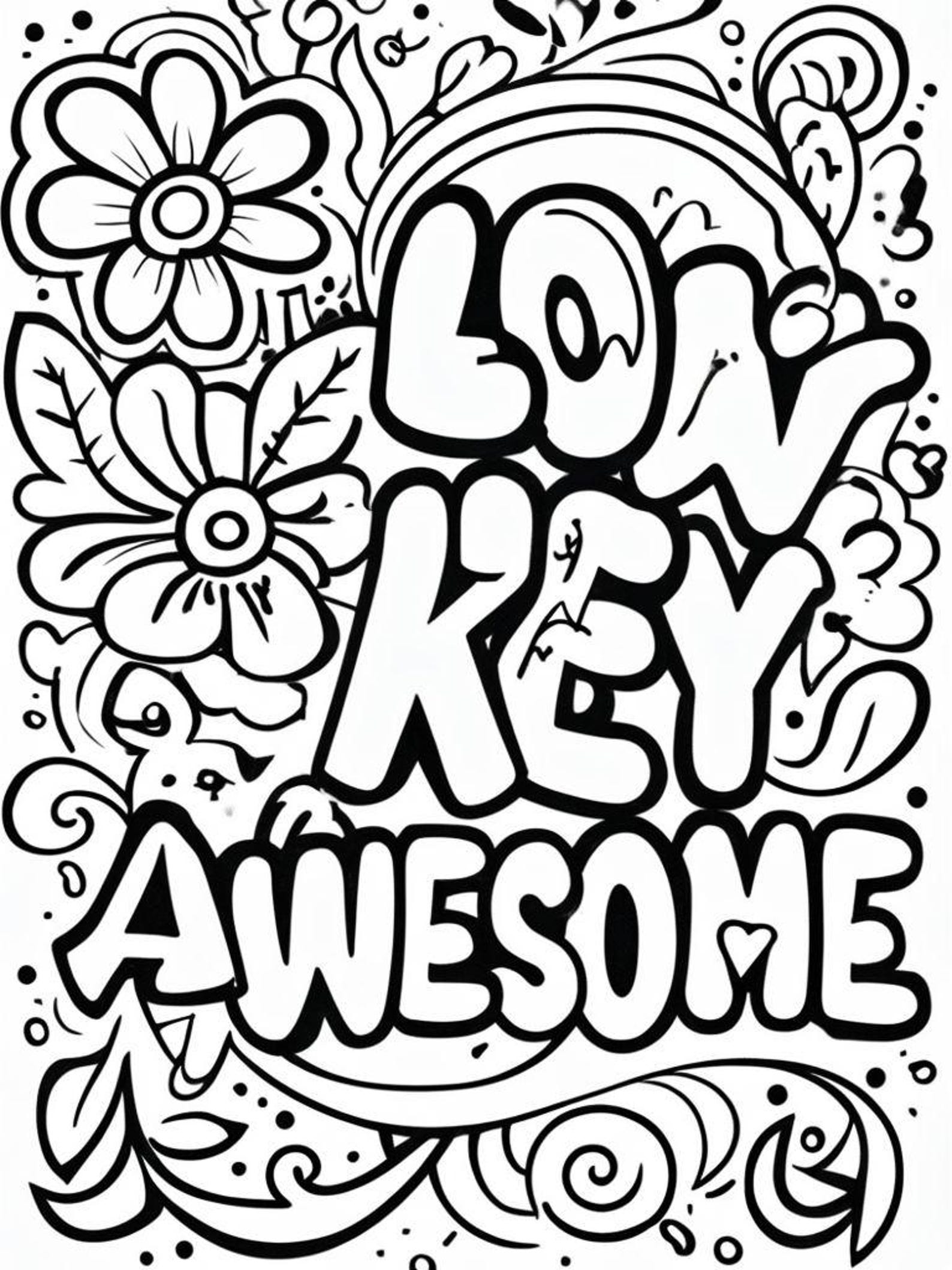 Trendy Motivational Coloring Pages - Etsy