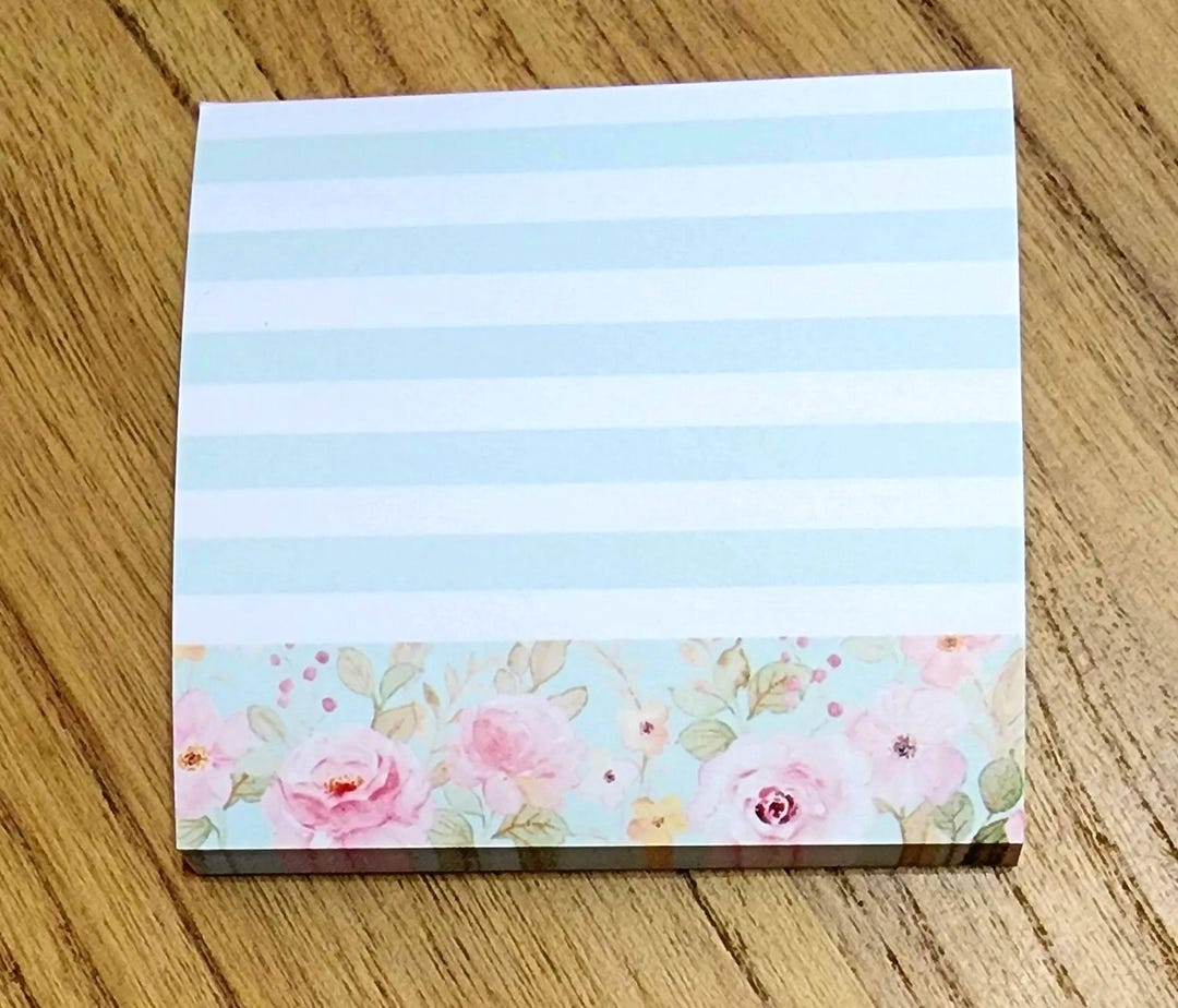 Floral Sticky Notes: Leilani Rose Design, 3x3 Office Essential - Etsy