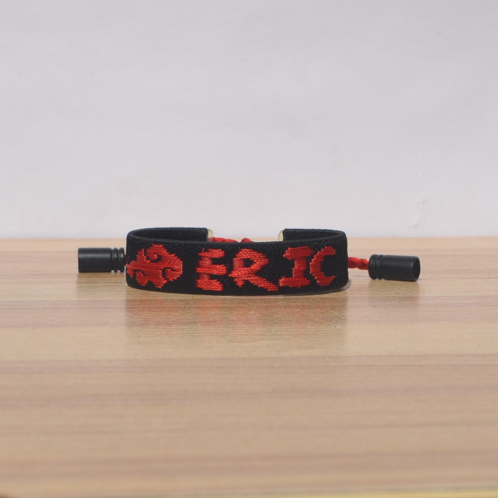 Akatsuki Custom Bracelet, Naruto Font Name Bracelet, Anime Adjustable ...