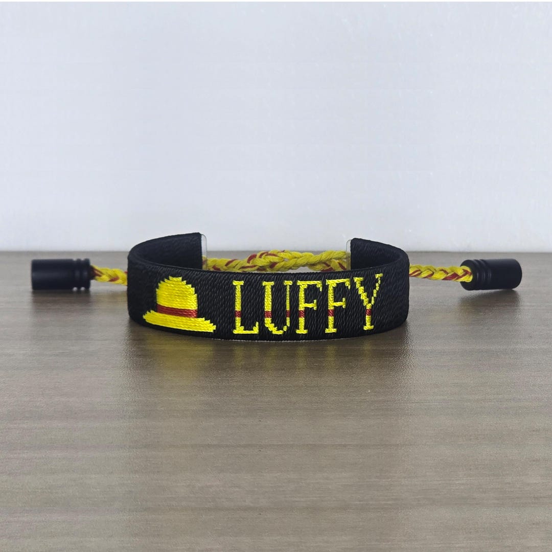 Handmade One Piece Luffy Straw Hat Friendship Bracelet - Anime String ...