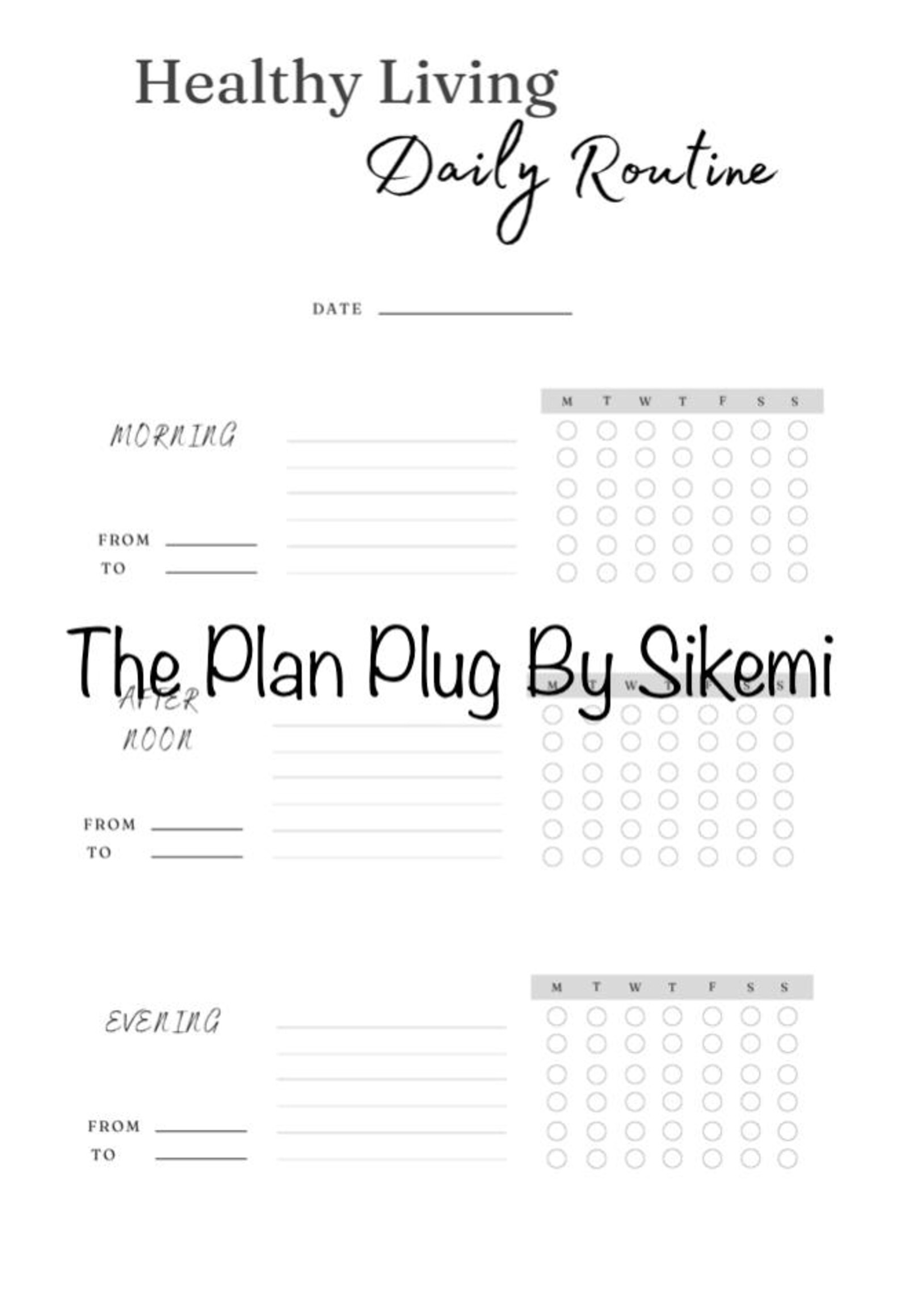 Healthy Living Journal | Digital Health & Wellness Planner | Meal Ideas ...