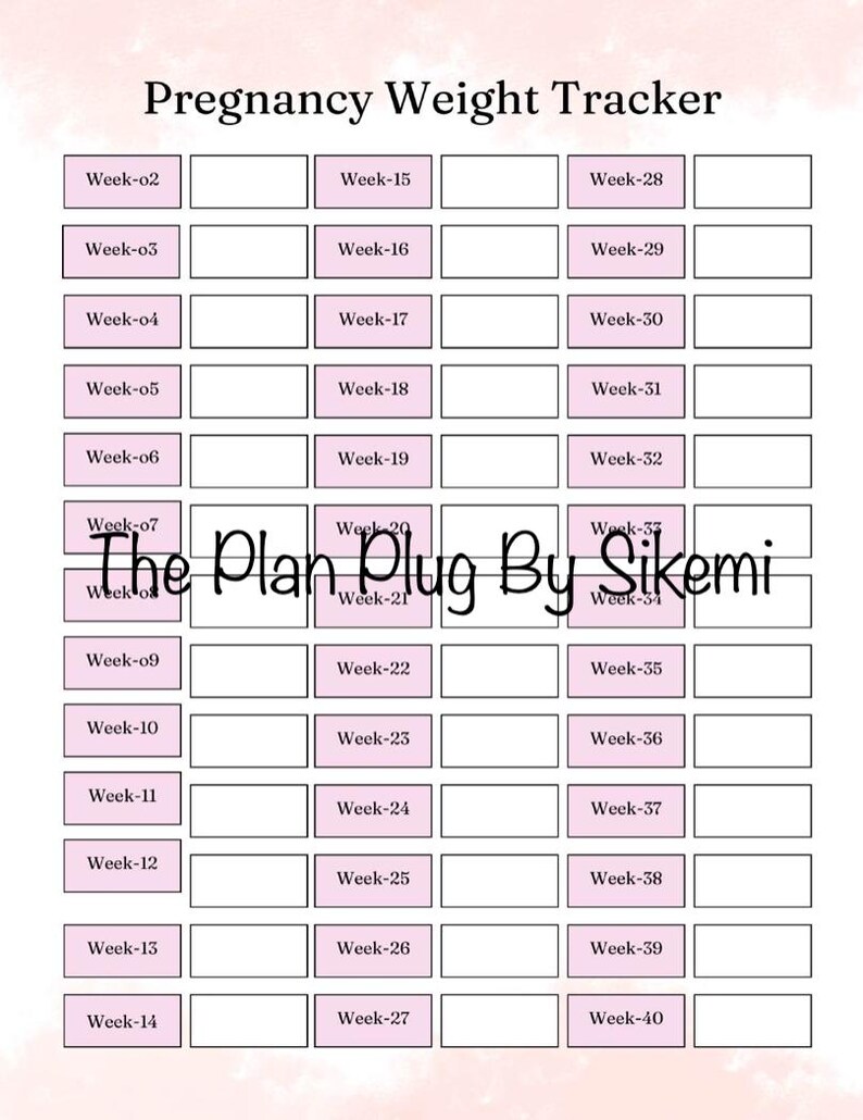 Pregnancy Journal | 40-week Tracker & Baby Prep Planner | Prenatal ...