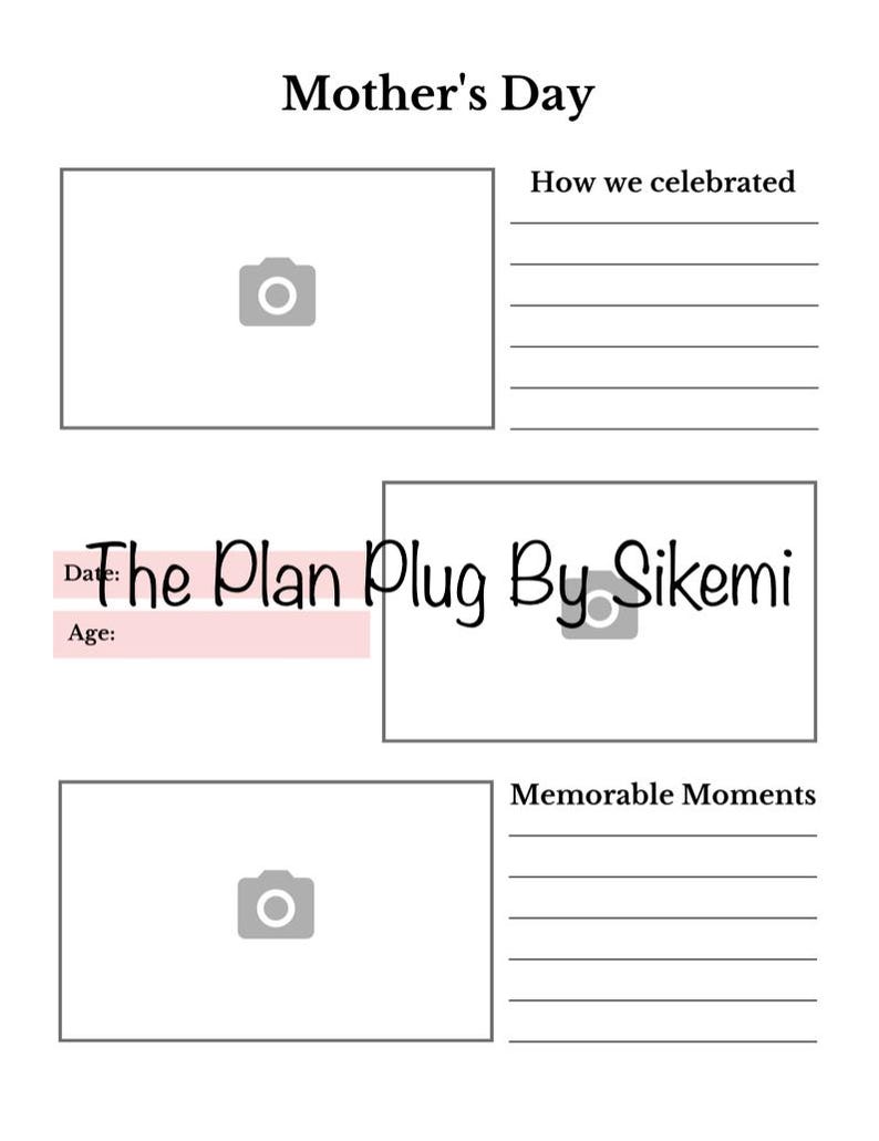 Baby Memory Book | Printable Baby Journal, Monthly Milestones ...